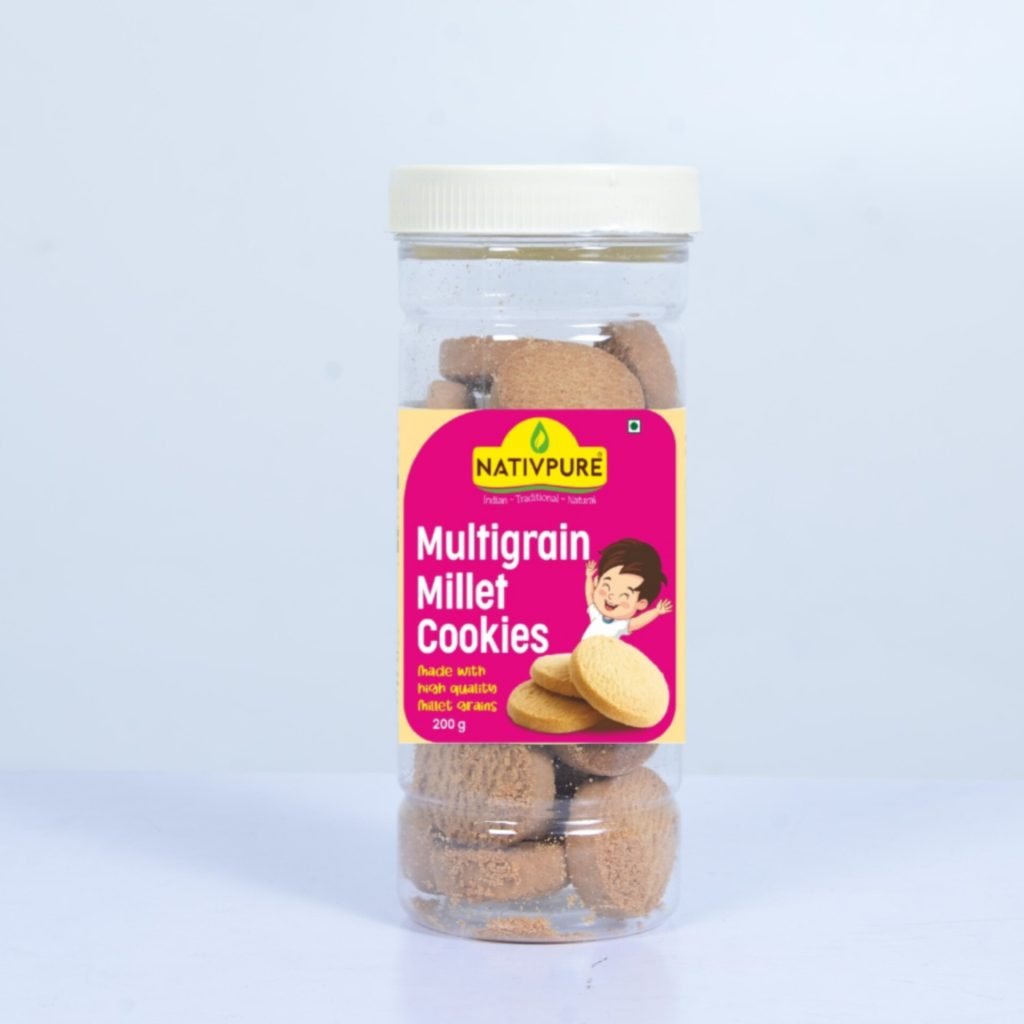 Multigrain Millet Cookies (200g) – Nativpure India